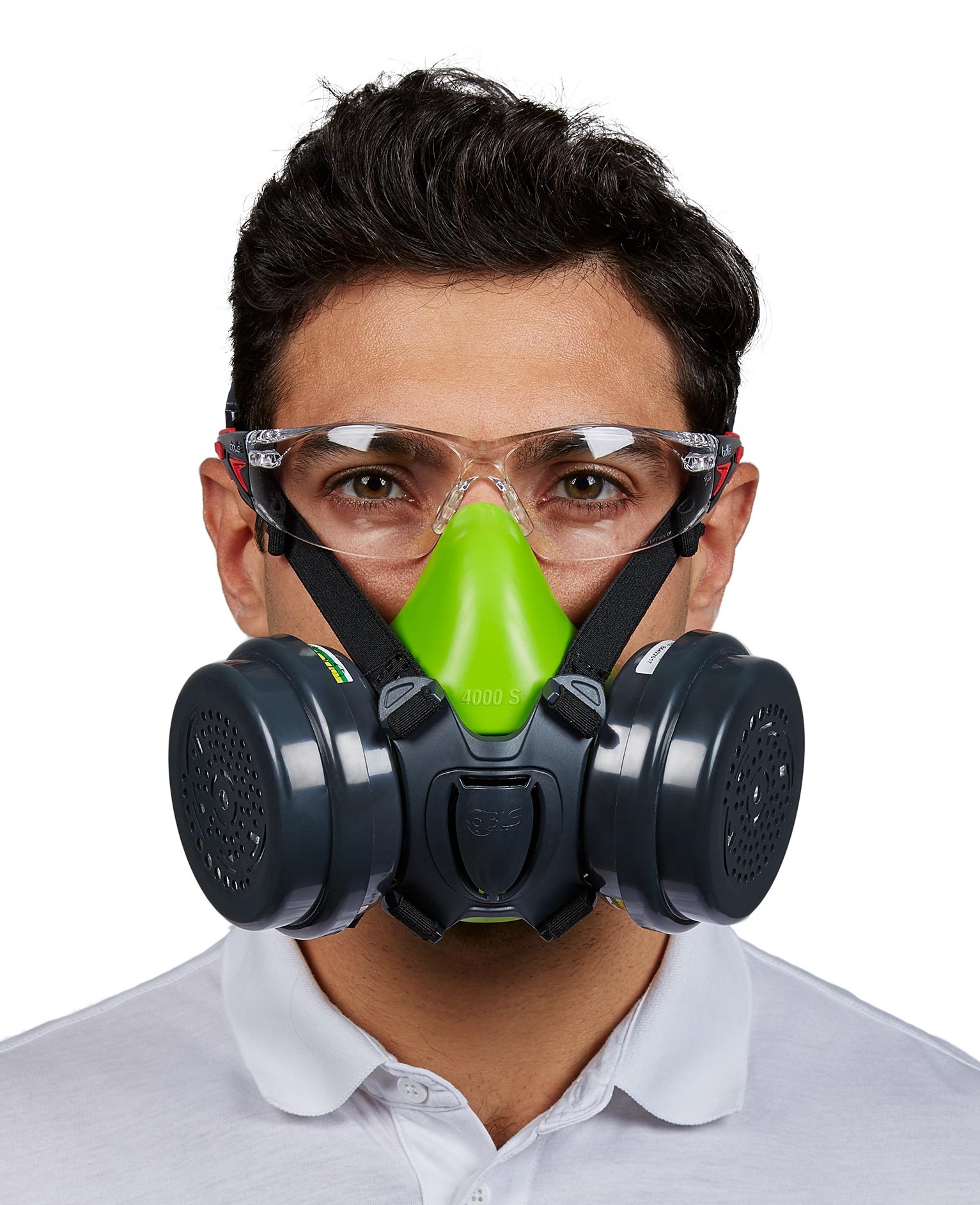 Demi masque silicone 4000 à cartouche BLS - Selenca